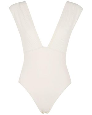 White One-piece swimsuits and bathing suits for Women | Lyst