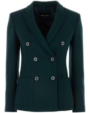 Green Giorgio Armani Jackets for Women | Lyst