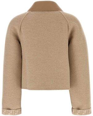 Natural Fendi Jackets for Women | Lyst