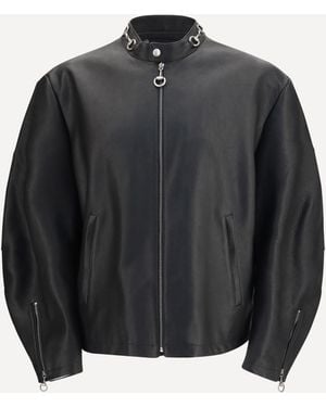 Men's Gucci Leather jackets | Lyst