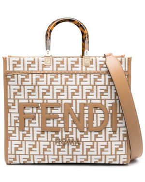 Natural Fendi Beach bags for Women | Lyst