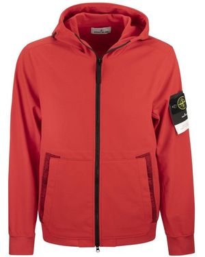 Red Stone Island Jackets for Men | Lyst