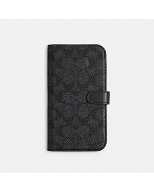 Black COACH Phone cases for Women | Lyst