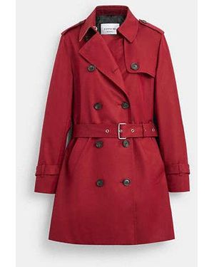 COACH Trench coats for Women | Online Sale up to 70% off | Lyst