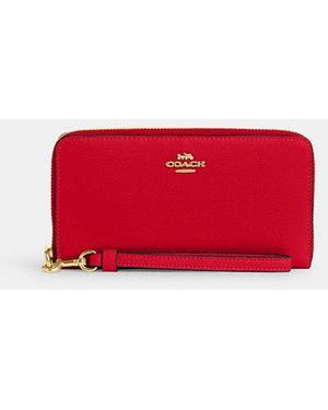 Red COACH Wallets and cardholders for Women | Lyst
