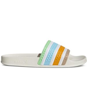 White adidas Sandals and Slides for Men | Lyst