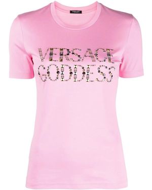 Versace T-shirts for Women | Online Sale up to 73% off | Lyst - Page 11