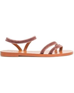 Pink Flat sandals for Women | Lyst