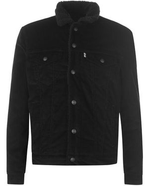 Levi s Type 3 Sherpa Jacket in Red for Men Lyst UK
