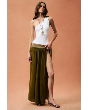 Chiffon Maxi skirts for Women | Lyst