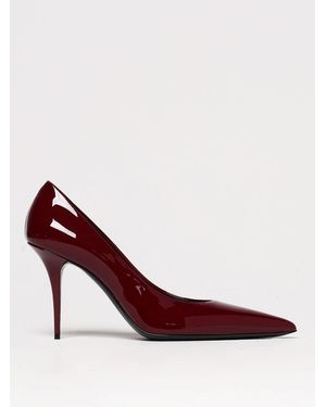 Red Saint Laurent Heels for Women | Lyst