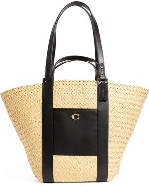 COACH Beach bag tote and straw bags for Women | Online Sale up to 19% ...