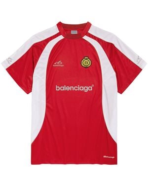 Red Balenciaga T-shirts for Men | Lyst