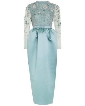 Designer Blue Satin Slip Dresses for Women - Up to 67% off | Lyst