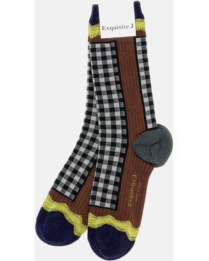 Blue Exquisite J Hosiery for Women | Lyst