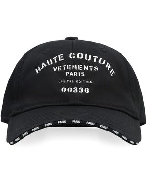 Vetements Baseball Cap in Black for Men | Lyst Vetements Baseball Cap in Black for Men | Lyst