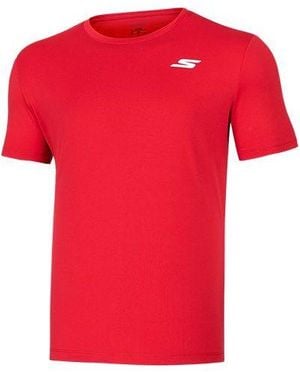 Skechers t shirt mens red store