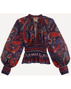 FARM Rio Tie Neck Tops for Women | Lyst