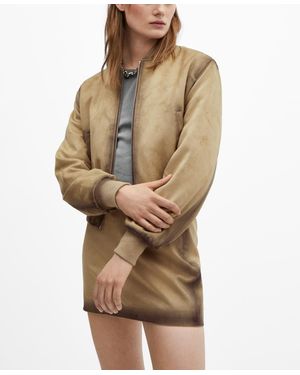 Mango Suede Jackets for Women | Lyst
