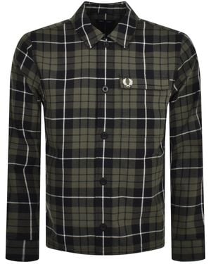 Black Fred Perry Shirts for Men | Lyst