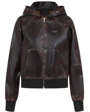 Women's Prada Leather jackets | Lyst Women's Prada Leather jackets | Lyst