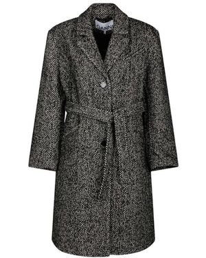 Ganni Long coats and winter coats for Women | Online Sale up Ganni Long coats and winter coats for Women | Online Sale up