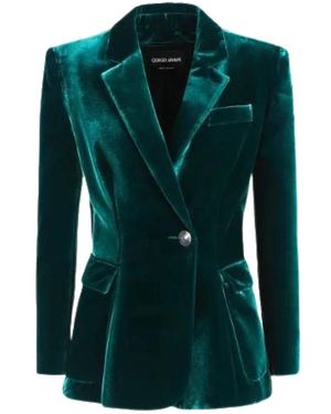 Green Giorgio Armani Jackets for Women | Lyst