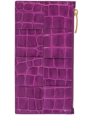 Purple Bottega Veneta Wallets and cardholders for Women | Lyst