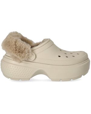 Natural Crocs™ Flats for Women | Lyst