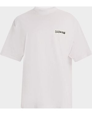 White Balenciaga T-shirts for Men | Lyst