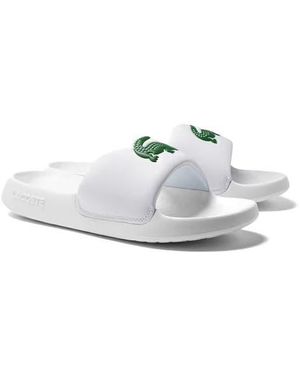 White Lacoste Sandals and Slides for Men | Lyst