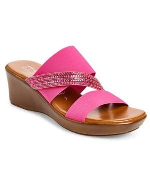 Women's Italian Shoemakers Wedge sandals from $20 | Lyst