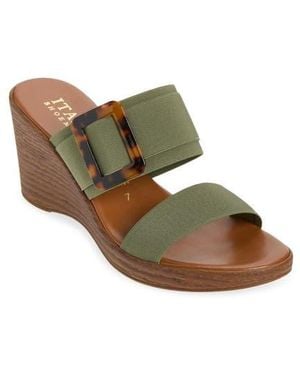 Women's Italian Shoemakers Wedge sandals from $20 | Lyst