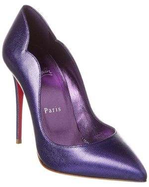Christian Louboutin Satin Heels for Women | Lyst