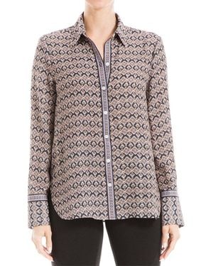 Max Studio Collared Tops for Women | Lyst