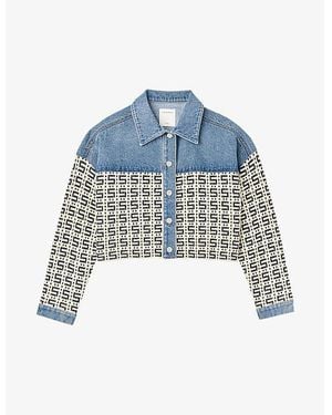 Sandro Boucle Jackets for Women | Lyst