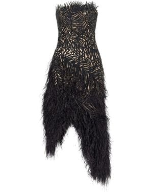 Designer Strapless Feather Dresses for Women - Up to 70% off | Lyst