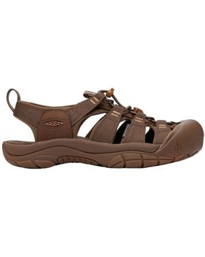 Brown Leather sandals for Men | Lyst