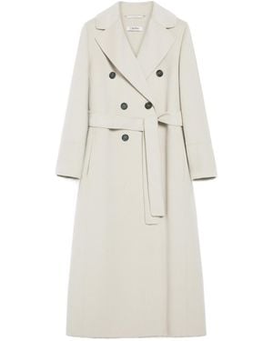 Designer White Double Breasted Wool Coats for Women - Up to Designer White Double Breasted Wool Coats for Women - Up to