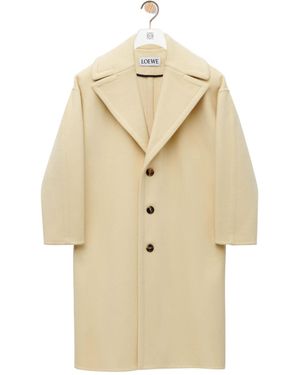 Natural Loewe Coats for Women | Lyst