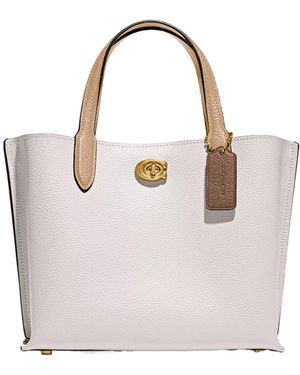 White COACH Tote bags for Women | Lyst