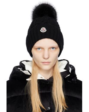 Moncler hat pom pom store
