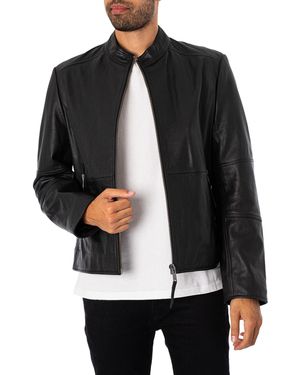 HUGO Faux Leather Jackets for Men | Lyst