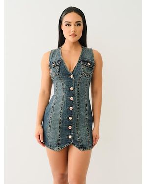 TRUE RELIGION Denim Dresses for Women | Lyst