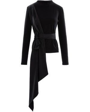 Black Larisa Dragna Tops for Women | Lyst