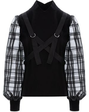 Black Larisa Dragna Tops for Women | Lyst