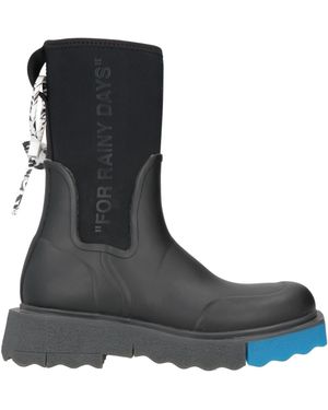 Off-White c/o Virgil Abloh Meteor Rubber Slide In Black for Off-White c/o Virgil Abloh Meteor Rubber Slide In Black for