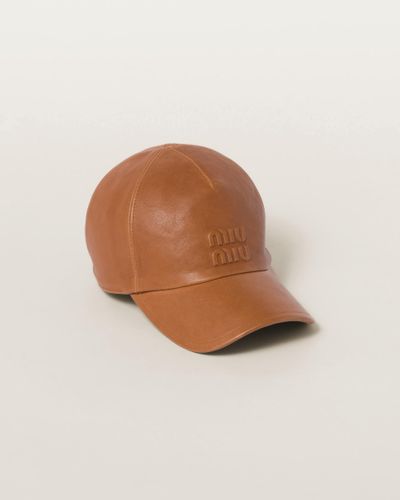 Brown Miu Miu Hats for Women | Lyst