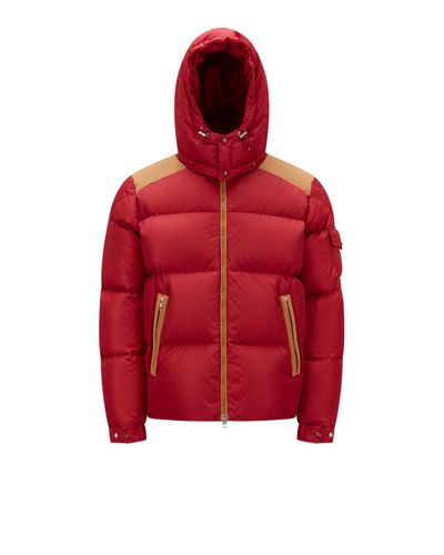 Red Moncler Jackets for Men | Lyst