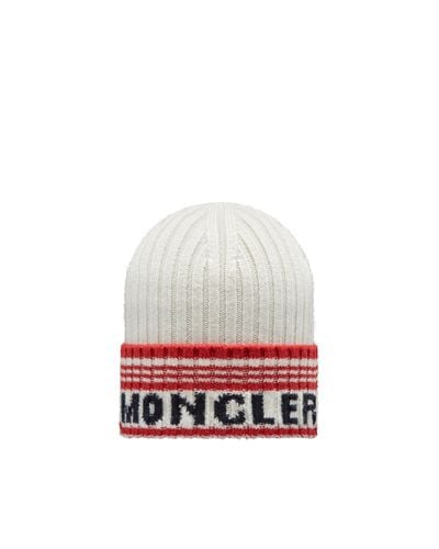 White Moncler Hats for Men | Lyst